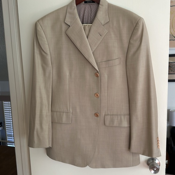 Sean John | Suits & Blazers | Sean John Tan Suit 44s Tan Color | Poshmark